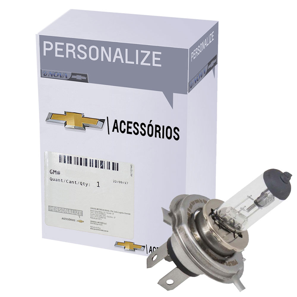 Lâmpada H4 Alto E Baixo Onix /prisma /astra /celta /spin /kadett /omega ...